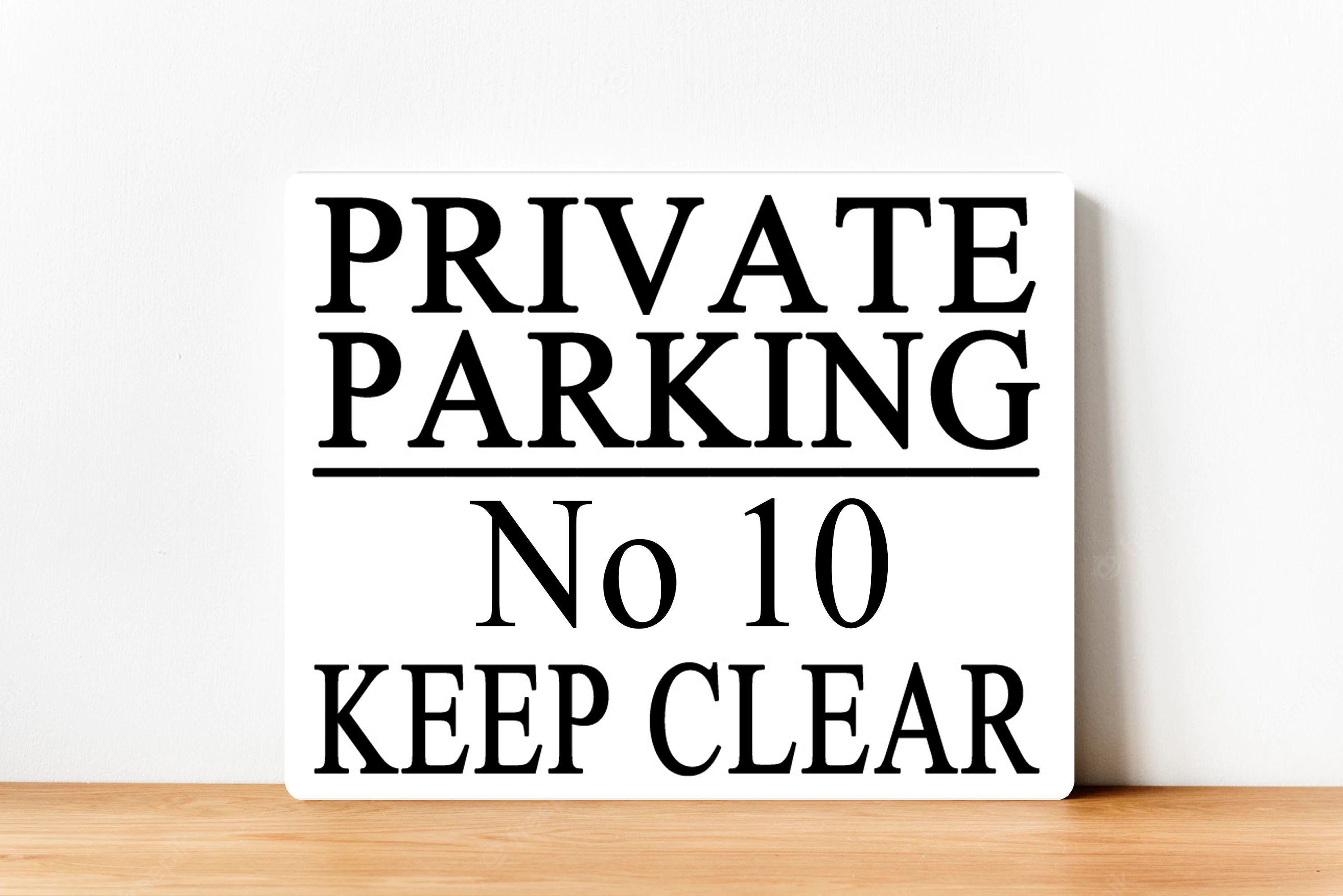 Parking – Metal Sign Shop